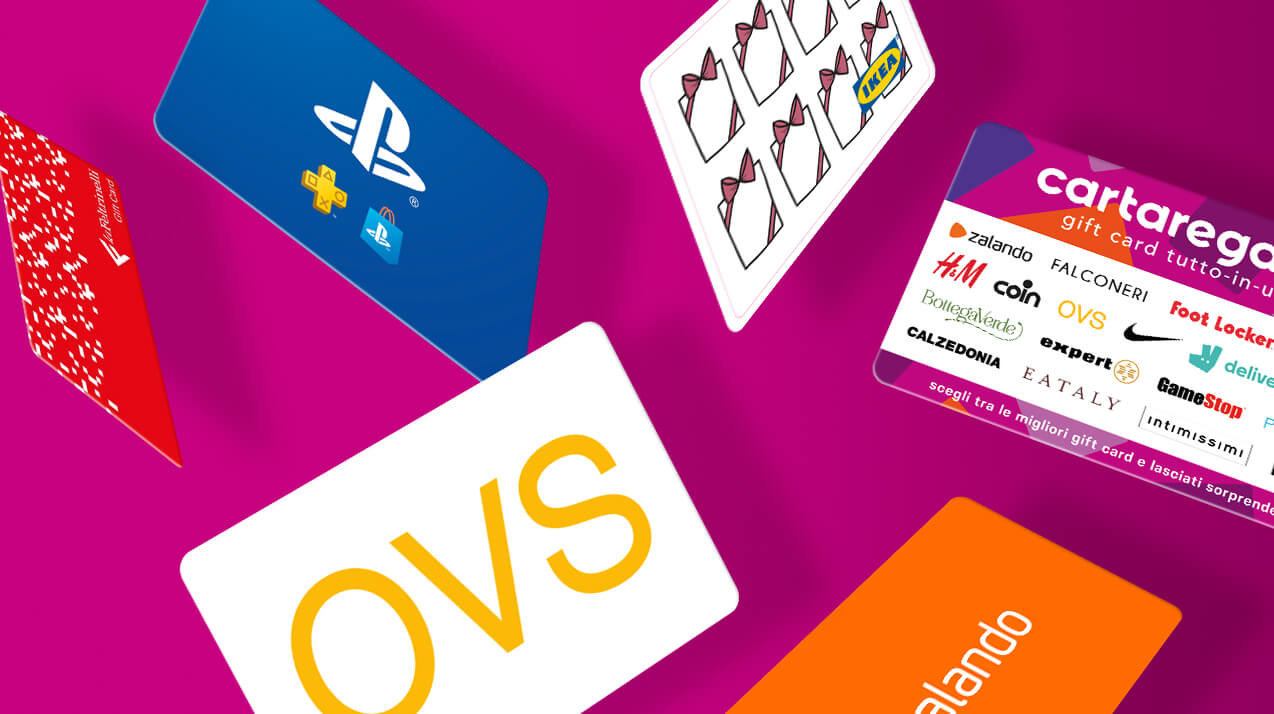 Acquista le migliori gift card online | Buoni regalo su cartaregalo.it